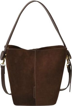 Generic Sac &agrave; main en cuir synth&eacute;tique - Couleur unie - Tendance - Grande capacit&eacute; - Sac &agrave; bandouli&egrave;re simple - Pour voyage, travail, shopping, caf&eacute;, 9.45x8.0