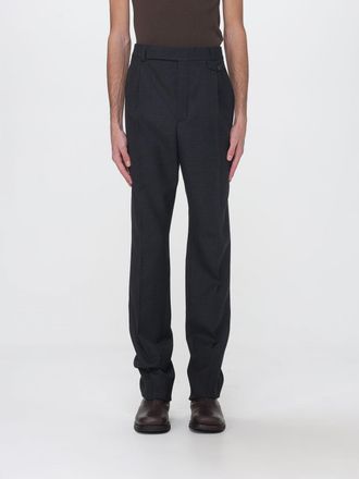 Saint Laurent Seidenhemd mit geometrischem Muster und franz&ouml;sischem Kragen