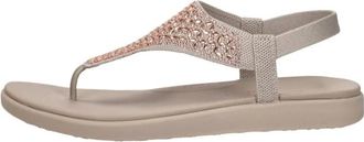 Skechers Femme, Chaussures, Beige, Taille: 40 EU Meditation Luxe Sandales Plat