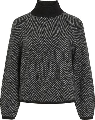 Vila Vilory High Neck L/S Knit Top - Noos