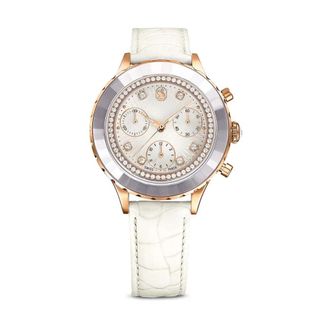Swarovski Octea Chrono Uhr - - Accessories - Damen - Wei&szlig; - ONE SIZE