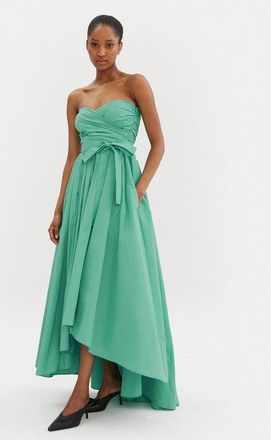 Pinko Abendkleid 104937 Y3LE Grün Regular Fit