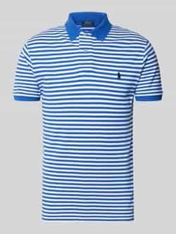 Polo Ralph Lauren Slim Fit Poloshirt aus reiner Baumwolle Modell YD MESH STRIPE POLO