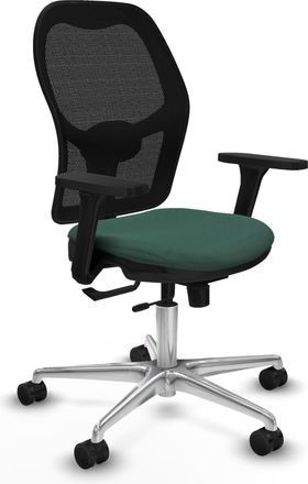 Piqueras y Crespo B&uuml;rostuhl mit 3D-Armen, h&ouml;henverstellbare Lendenwirbelst&uuml;tze, ausgestattet mit Syncro/Traslack und eingespritztem Schaum. Mit Rollen von 65 mm Nylon, 