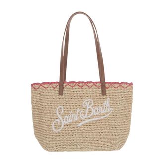 MC2 Saint Barth Femme, Sacs, Beige, Taille: ONE Size Rafiya Shopping Bag