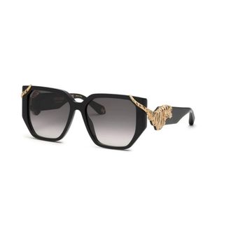 Roberto Cavalli Lunettes Authentiques avec Service de Qualit&eacute; - Femme - Accessoires - Noir - Taille: 56 MM