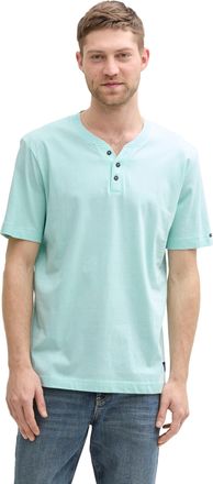 Tom Tailor T-Shirt mit Foto-Print, Bright Mint Green, M