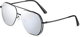 Generic Lunettes de soleil tendance polarisées HD 2025 pour hommes, lunettes de soleil de plage pour vacances en plein air (couleur : D, taille : 1)