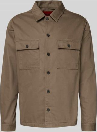 HUGO BOSS Oversized Hemd aus reiner Baumwolle Modell EPOLDO