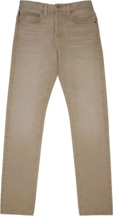 Tom Ford Jeans mit Logo-Patch - Nude