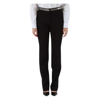 Pinko Lupe Hose Krepp - - Trousers - Damen - Schwarzk - M