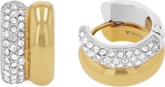 Joop Creolen Damen Ohrschmuck, Silber, Kommt in Schmuck Geschenk Box