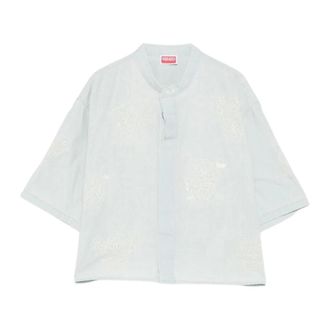 Kenzo Damen, Blusen & Hemden, Blau, MGr&ouml;&szlig;e