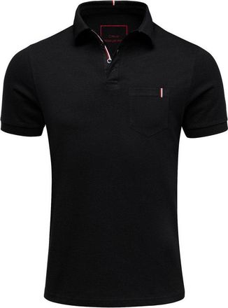 Amaci & Sons Poloshirt DEARBORN Poloshirt Herren Kurzarm Polo Hemd Shirt Regular Fit
