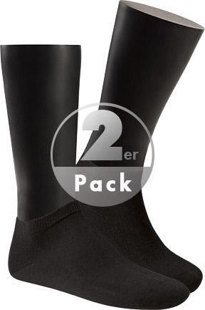 Hudson Herren Sneakersocken schwarz Baumwolle & Mix unifarben