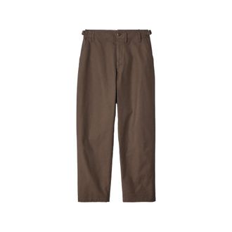 Christophe Lemaire Tapered Trousers In Heavy Cotton Twill
