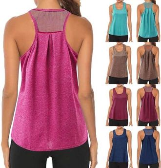 Generic D&eacute;bardeurs dentra&icirc;nement pour femme - Dos nageur - D&eacute;bardeur de course &agrave; pied sans manches - Haut de yoga l&eacute;ger - Respirant - S&eacute;chage rapide - Coupe a