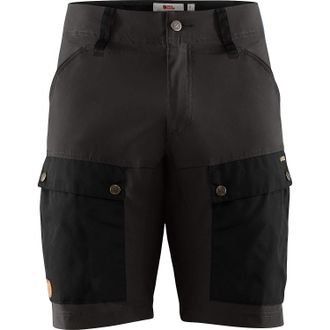Fjällräven Fjallraven Keb Shorts M - Shorts mit zwei Taschen für Herren, Herren, F80809, Grau (Schwarz / Steingrau), 60