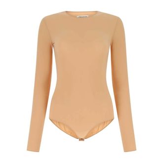 Maison Margiela Rosa Stretch Nylon Bodysuit - - Tops - Damen - Beige - 3XS