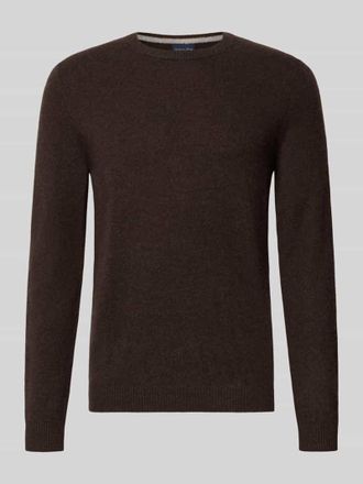 Christian Berg Kaschmirpullover mit gerippten Abschl&uuml;ssen
