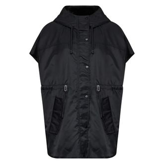 Max Mara Wasserabweisende Twill-Steppweste - - Jackets - Damen - Schwarzk - XS