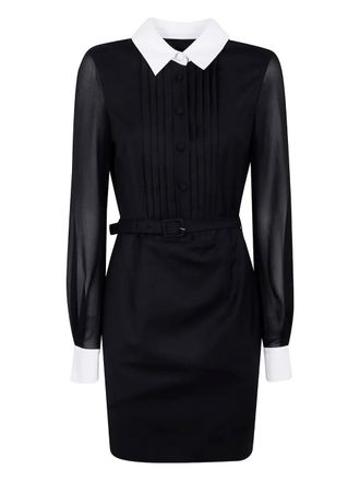 Blugirl Kleid mit Falten - Schwarz