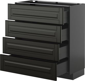 IKEA METOD / KNIVSHULT Unterschr., 4 Fronten/4 Schubladen