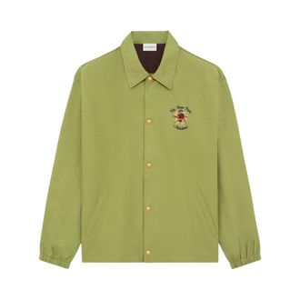 Dr&ocirc;le de Monsieur Veste Slogan Rose - - Jackets - Herren - Gr&uuml;n - L