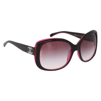 Chanel Pre-owned Vintage Sonnenbrillen - - Pre-owned - Damen - Schwarzk - ONE SIZE