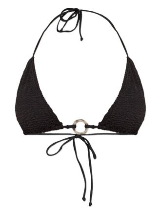 Bond-Eye Ring Ingrid bikini top - Schwarz