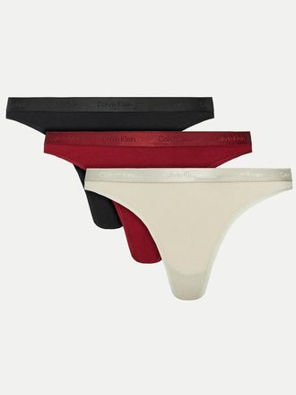 Calvin Klein Underwear String-Set Thong 3pk 000QD5244E Bunt