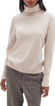 Caroll UJ015-DYLANB Damen-Kaschmir-Pullover, Beige, Gr&ouml;&szlig;e M