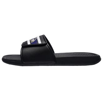 Foco Herren NFL Team Logo Sport Slide Schiebe-Sandalen, Black Legacy Stripe