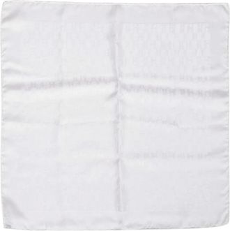 Herm&egrave;s Pre-owned Pocket Square with H Design - Femme - Pre-owned - Blanc - Taille: ONE Size