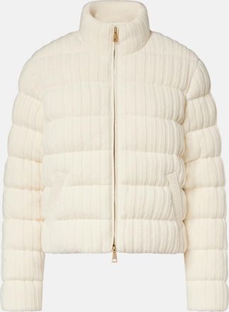 Moncler Daunenjacke aus Wolle und Kaschmir