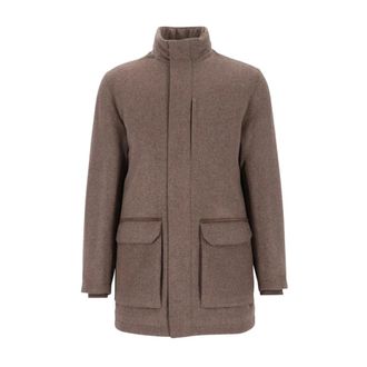 Corneliani Caban - - Coats - Herren - Braun - XL