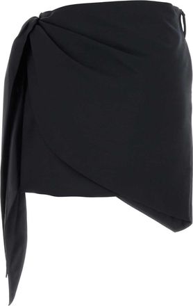 Prada Mohair Blend Mini Skirt - Black
