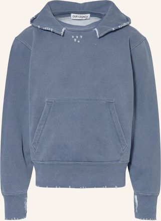 Our Legacy Our Legacy Hoodie Relic blau