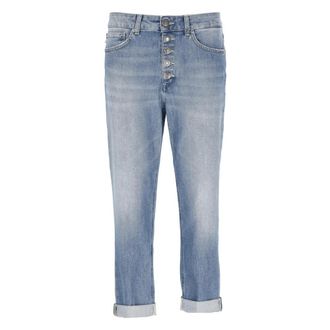 Dondup Femme, Jeans, Bleu, Taille: W31 Jean en Coton Bleu avec Boutons Bijoux