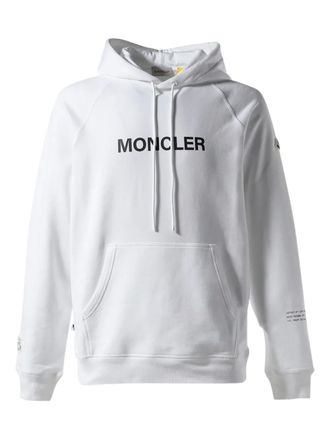Moncler x FRGMT hoodie en coton à logo - Blanc
