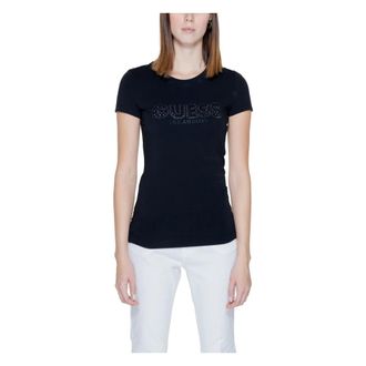 Guess Sangallo T-Shirt - - Tops - Damen - Schwarzk - XS