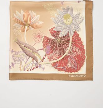 Ferragamo Foulard FERRAGAMO Femme couleur Chameau