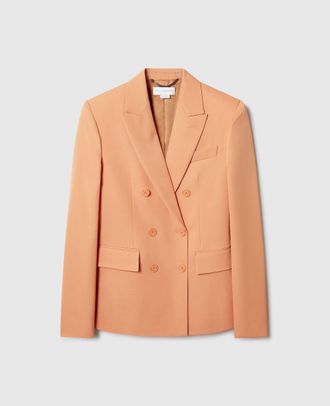 Stella McCartney Double-Breasted Blazer,, Size: 36