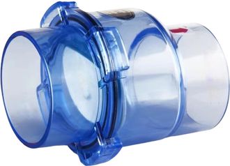 MagiDeal Abfluss-R&uuml;ckflussverhinderer, horizontale Installation, transparentes Abflussrohrventil, einfache Wartung f&uuml;r, Badezimmer, K&uuml;chen, 5cm