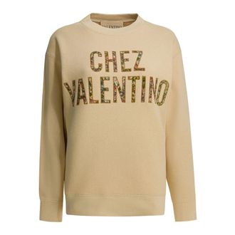 Valentino Damen, Sweatshirts & Hoodies, Beige, MGr&ouml;&szlig;e