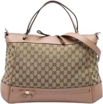 Gucci Pre-owned Mayfair Satchel - - Pre-owned - Damen - Beige - ONE SIZE