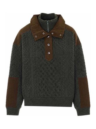 Sea New York Pull Col Rond - Vert