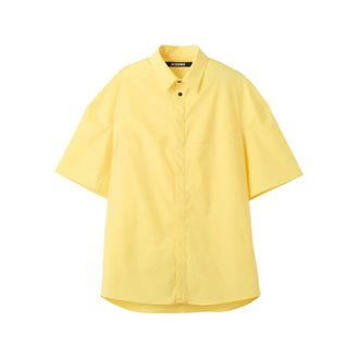 Jacquemus Homme, Chemises, Jaune, Taille: XS La Chemise Atelier