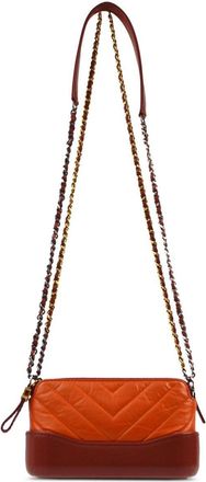 Chanel 2018 Gabrielle Portemonnaie mit V-Steppung - Orange