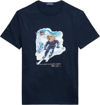 Polo Ralph Lauren t-shirt à imprimé graphique - Bleu